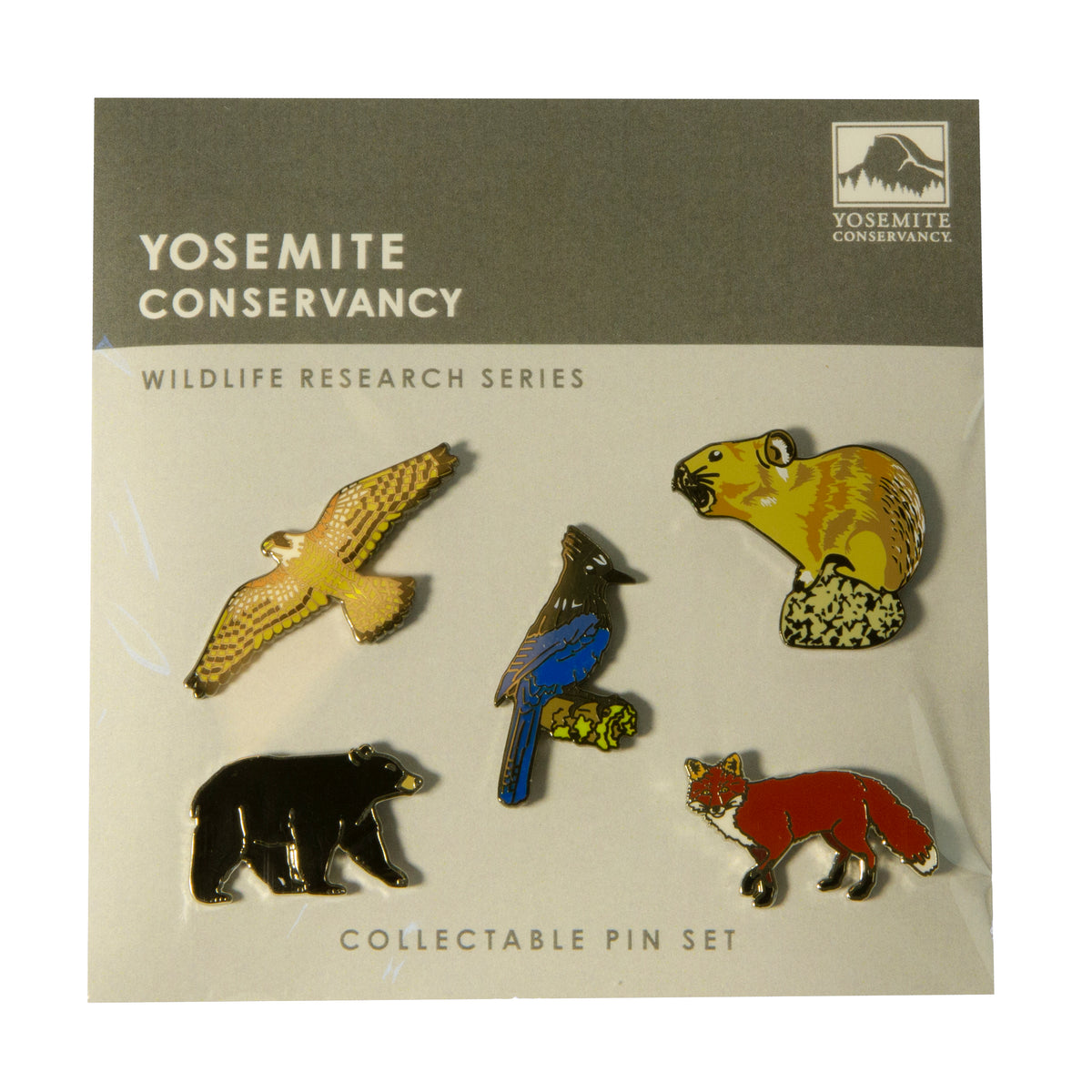 Wildlife Research Collectable Pin Set – Yosemite Conservancy