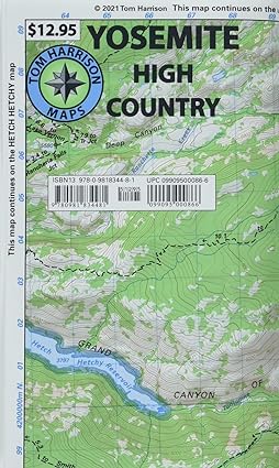 Yosemite High Country Map – Yosemite Conservancy